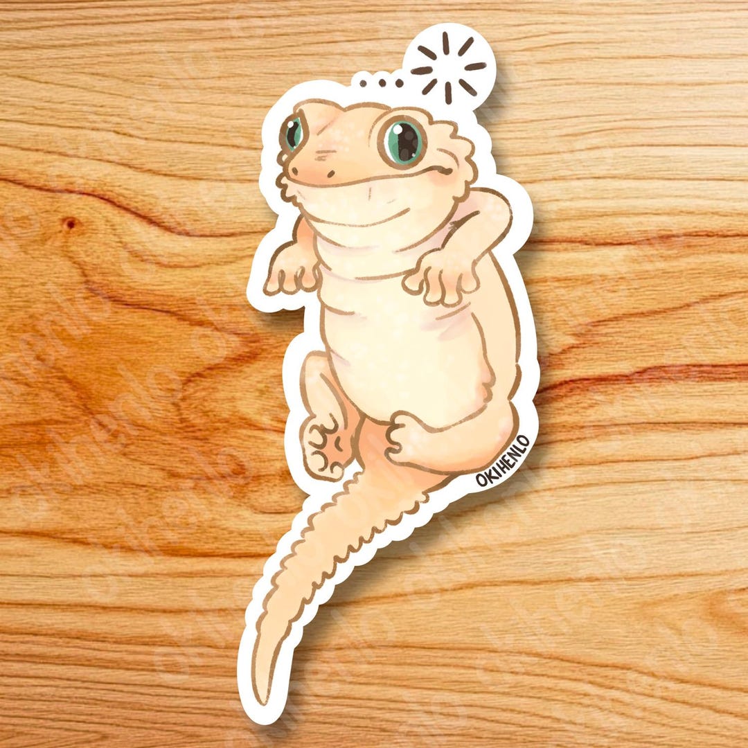 Chonky Lizard Meme Bearded Dragon Loading Memory Stickers - Etsy