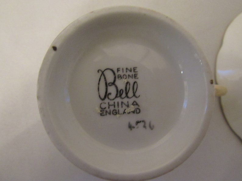 Vintage 1940"s Bell Fine China Tea Cup and Saucer Made in England - Etsy