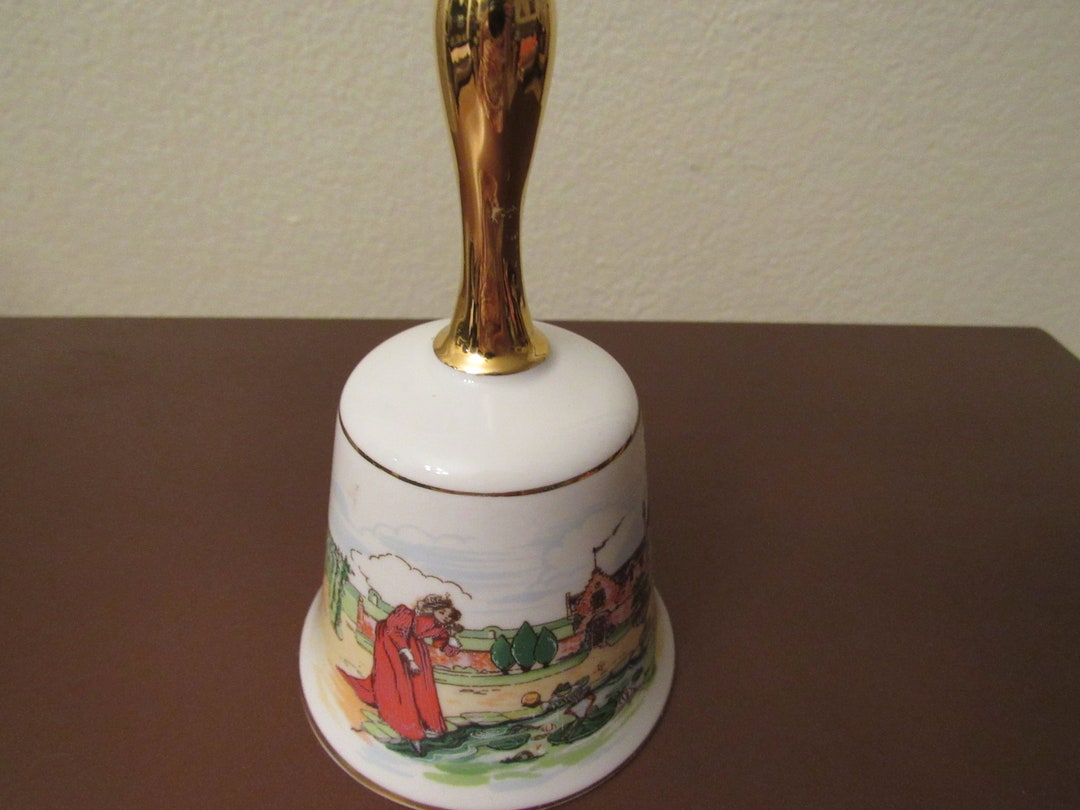Danbury Mint the Fairy Tale Bells the Princess and the Frog 5 Made in ...