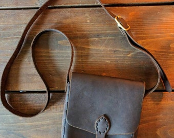 Rustic Leather Purse - Etsy