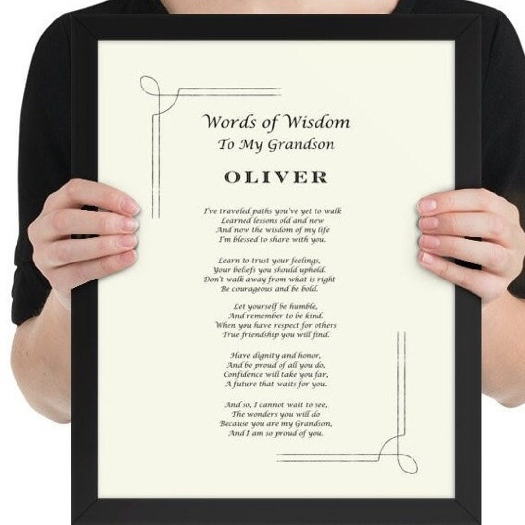 Custom Grandson Sign - Etsy