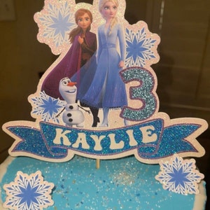 Frozen Cake Topper - Etsy