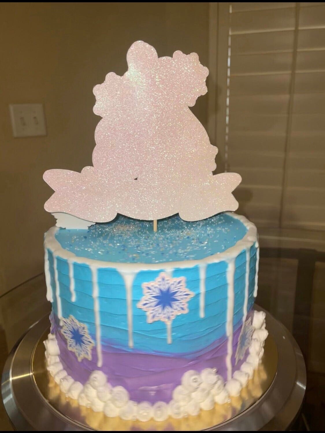 Frozen Cake Topper - Etsy
