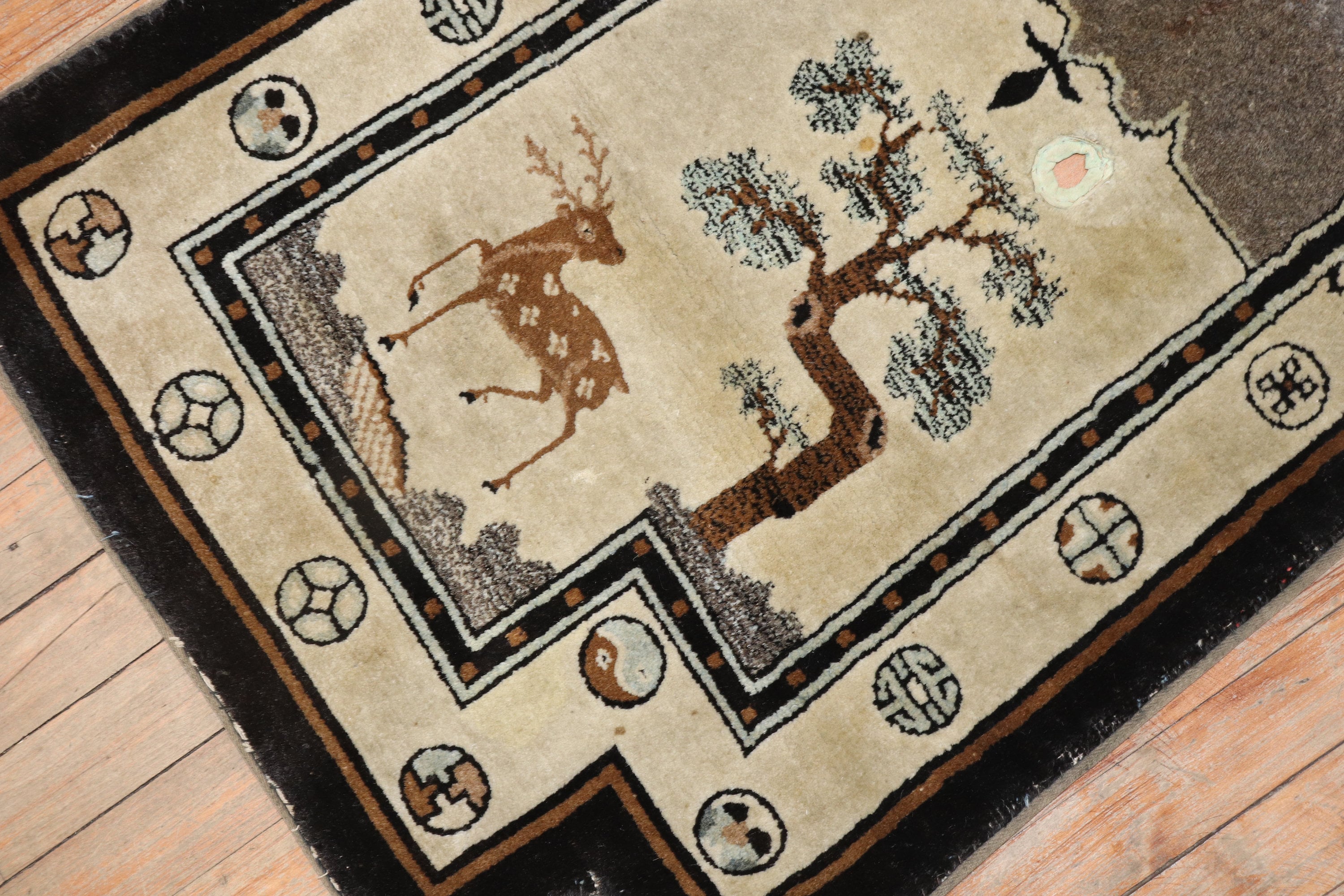 Antique Chinese Mongolian Saddle Horse Cover Rug 2'1''x4'7'' - Etsy