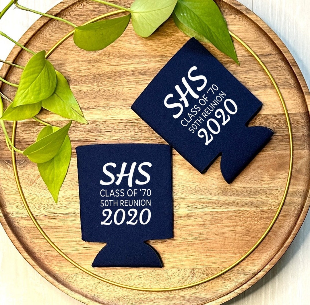 Custom Class Reunion Can Coolers: Personalized Party Favors - Etsy