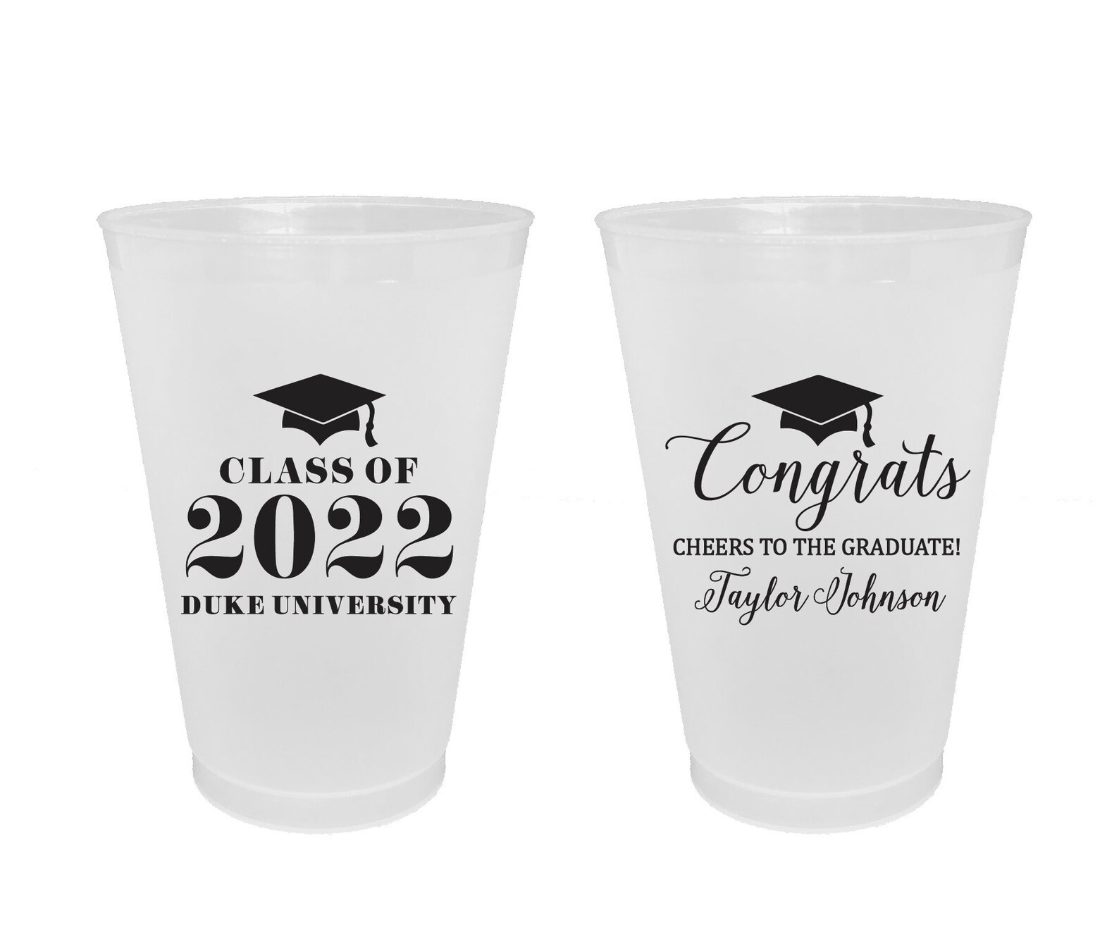Graduation Custom Cups 5oz 8oz 9oz 10oz 12oz 14oz 16oz | Etsy