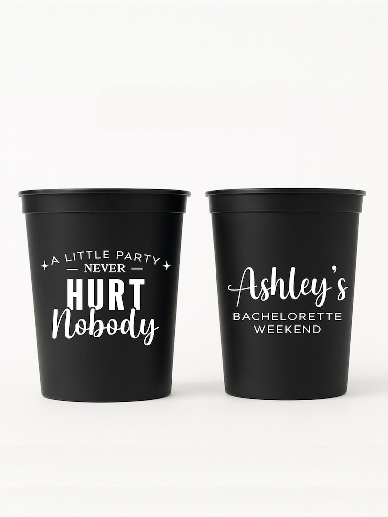 Custom Bachelorette Stadium Cups Personalized Party Cups, Bridesmaid ...