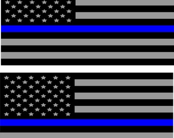 Support Police Blue Line Sticker Decal Badge 2nd Amendment - Etsy