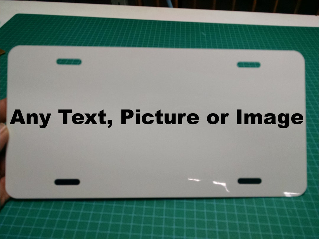 Custom License Plate Car Tag Personalize This License Plate With Custom ...