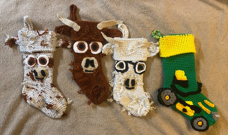 Custom Crocheted Christmas Stockings - Etsy