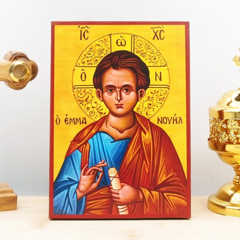Jesus emanuel icon - Etsy.de