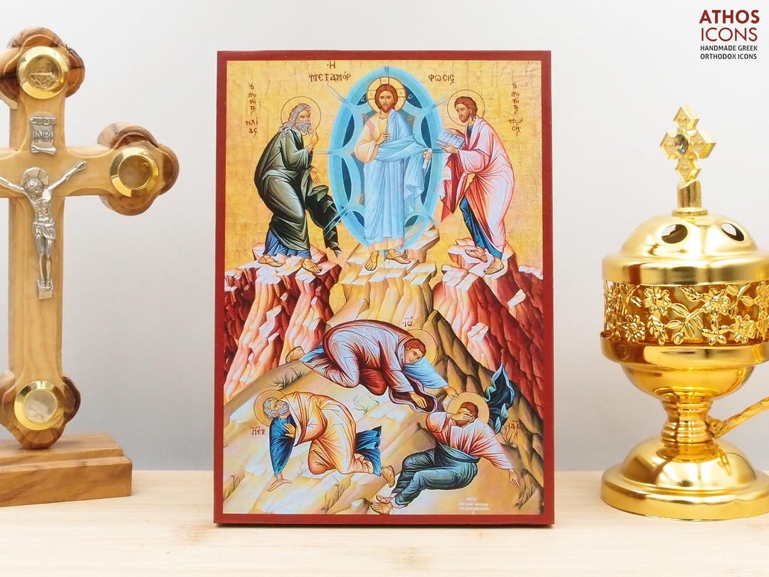The Transfiguration "metamorphosis" of Jesus Christ, Wooden Handmade ...