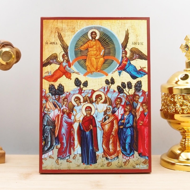Byzantine Ascension Art - Etsy UK