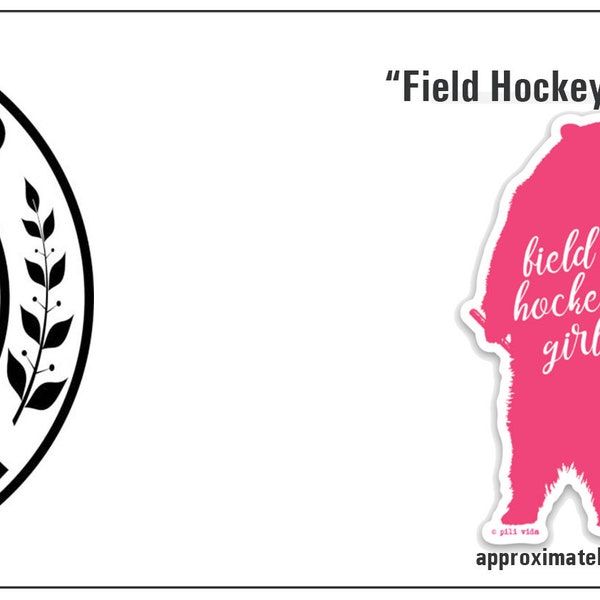 Field Hockey Decal - Etsy