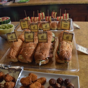 Calling All Vikings! Viking & Dragon Food Cards - 3 Designs - Etsy