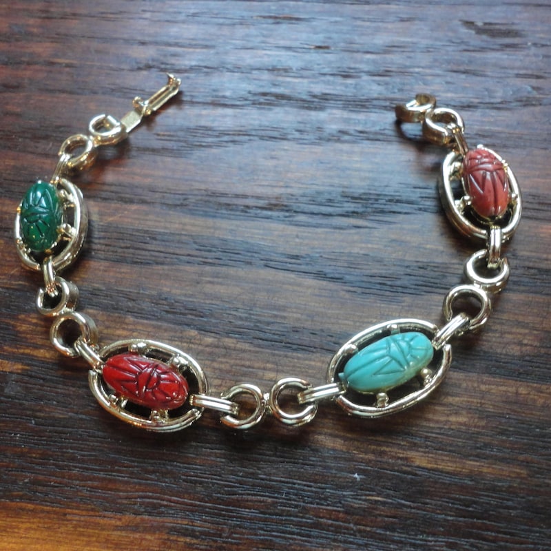 Scarab Bracelet - Etsy