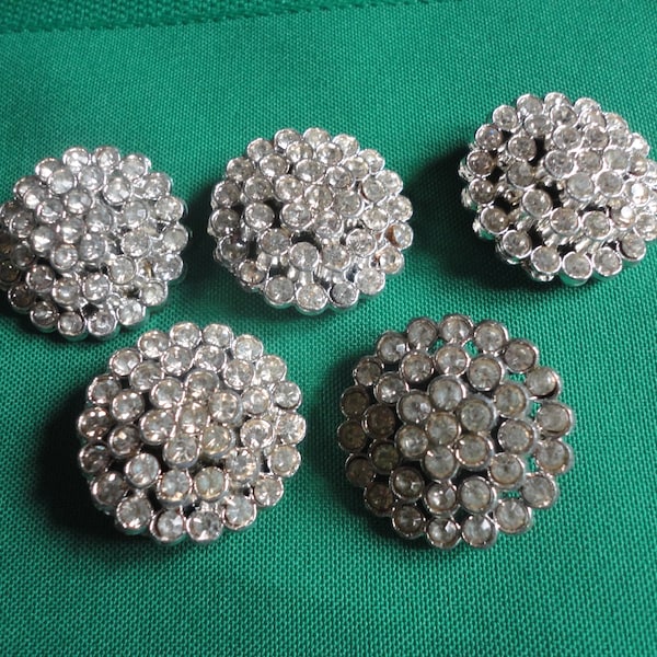 Rhinestone Buttons - Etsy