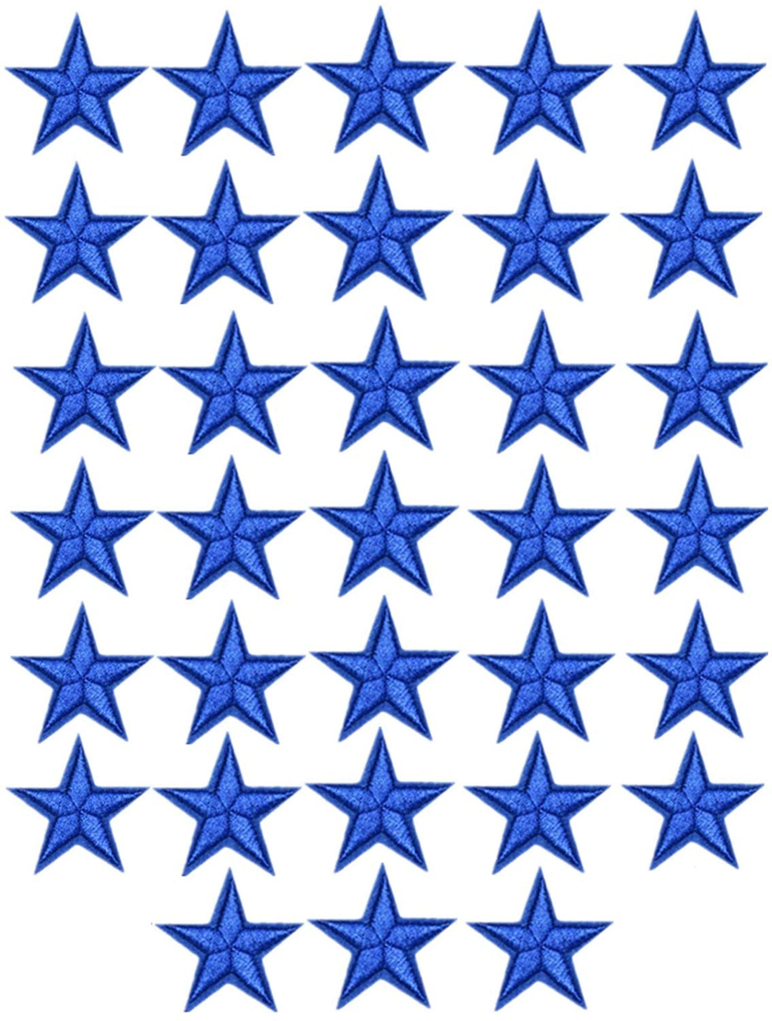 Iron on Star Patch Pack Stars Patch Embroidered Star Patch - Etsy