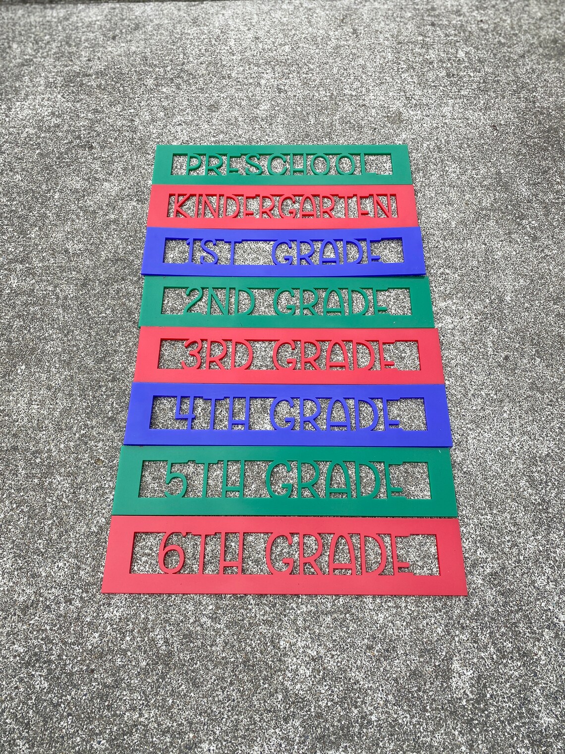 Back to School Interchangeable Sign First Day of School Last - Etsy