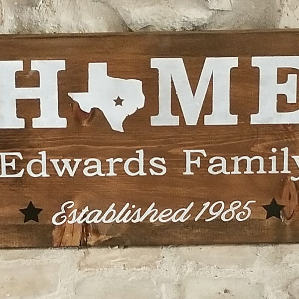 Texas Wood Sign - Etsy