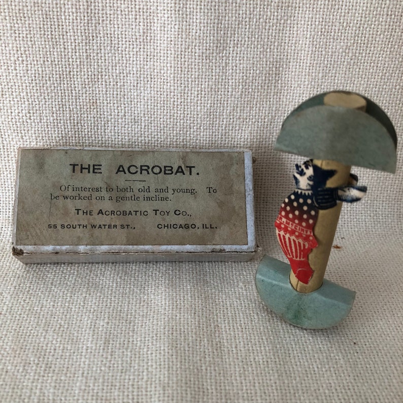 Antique Somersaulting Clown Penny Toy by the Acrobat Toy Company - Etsy