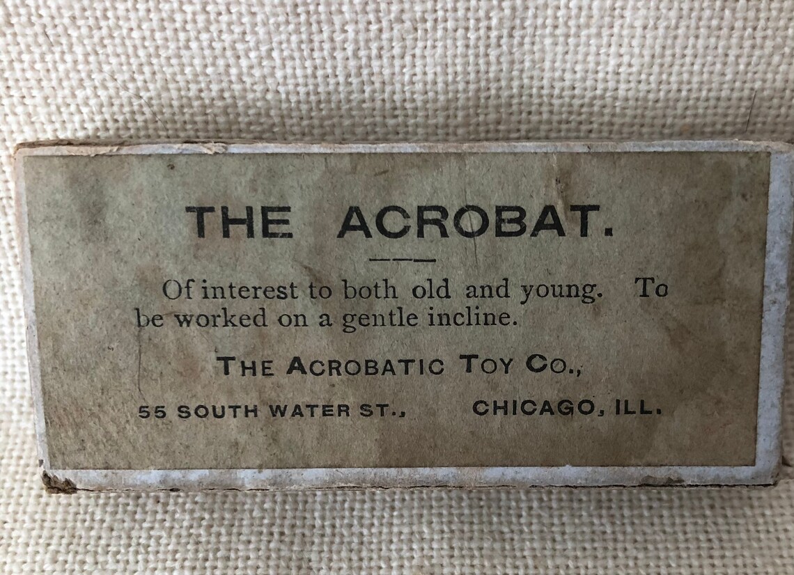 Antique Somersaulting Clown Penny Toy by the Acrobat Toy Company - Etsy