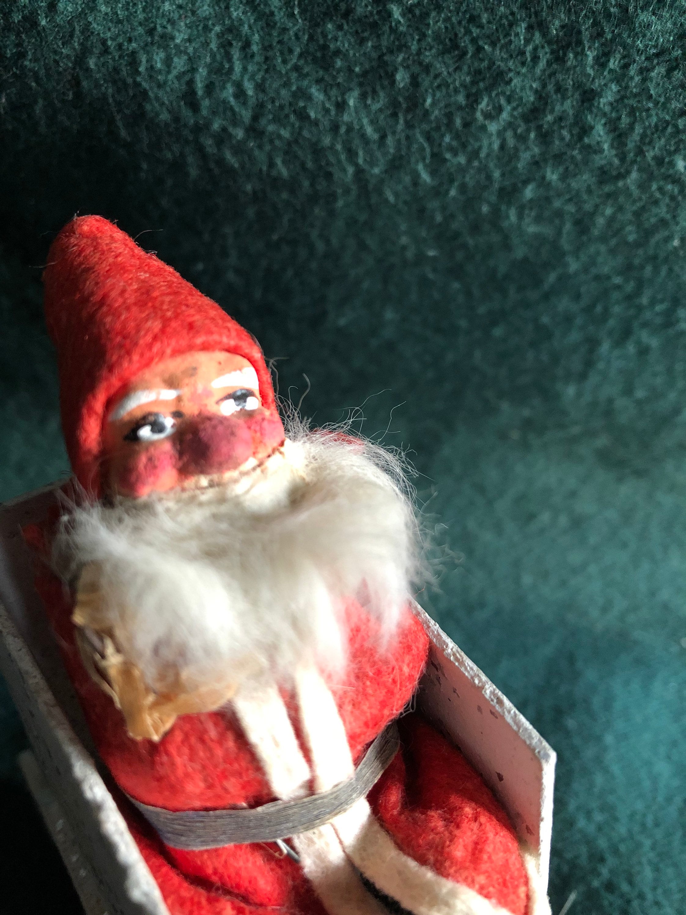 Antique German Santa Candy Container and Sleigh - Etsy