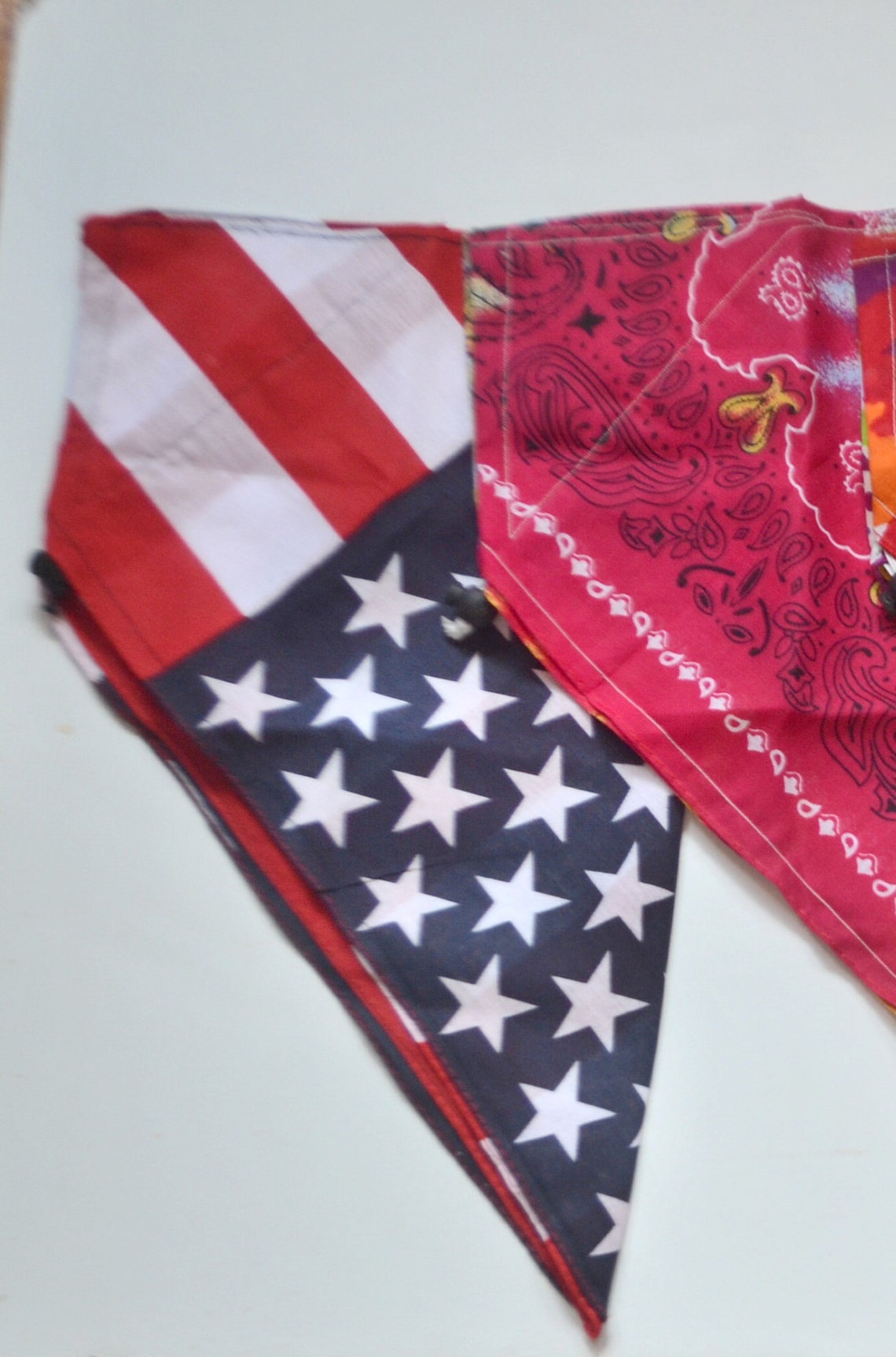 3 American Flag Bandana Face Masks: Patriotic 4th of July Cotton - Etsy