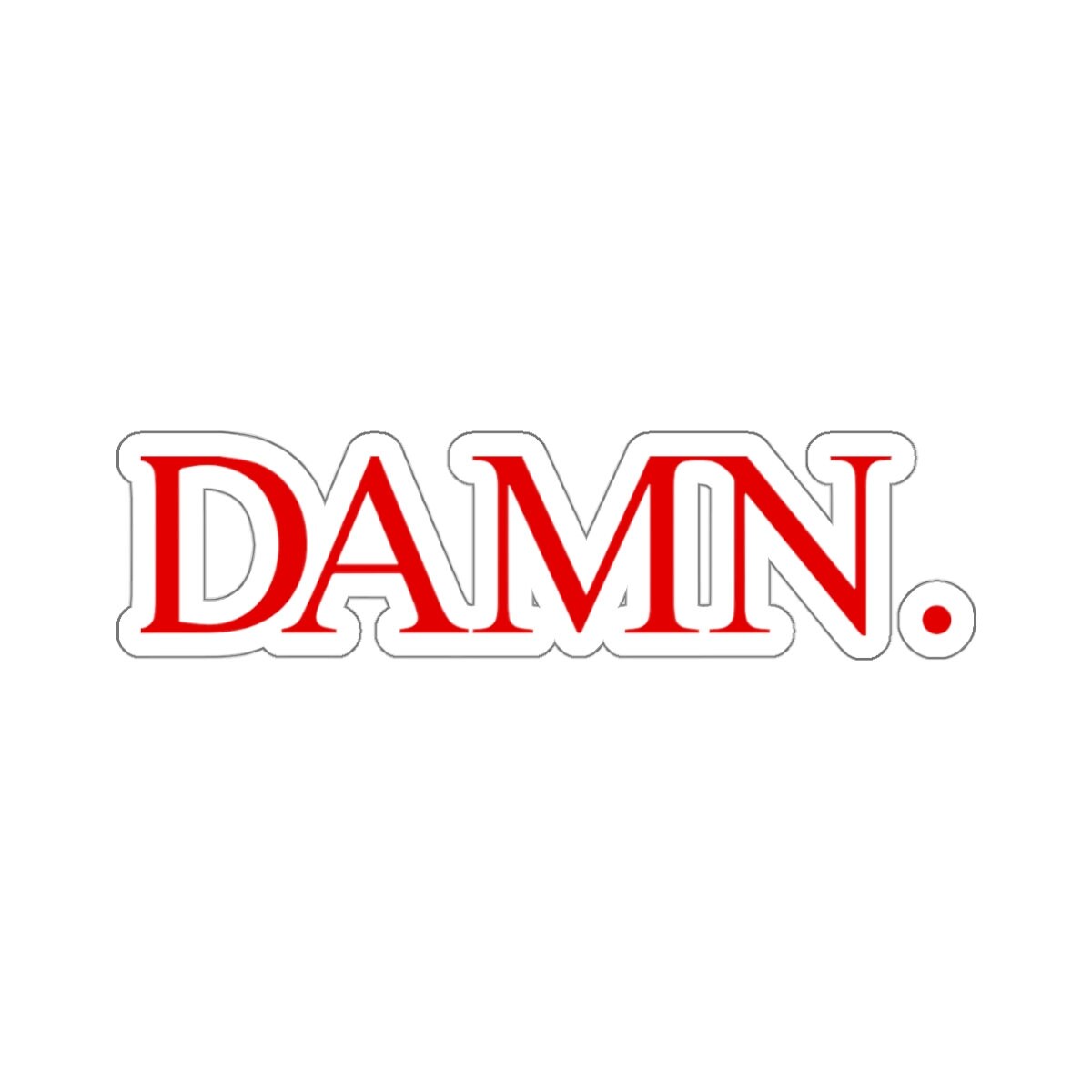 Kendrick Lamar DAMN. Album Kiss-cut Sticker - Etsy