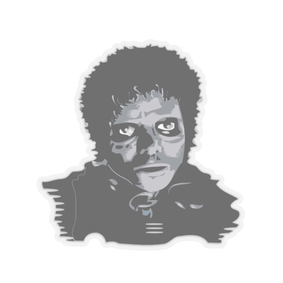 Michael Jackson Thriller Zombie Kiss-cut Sticker - Etsy