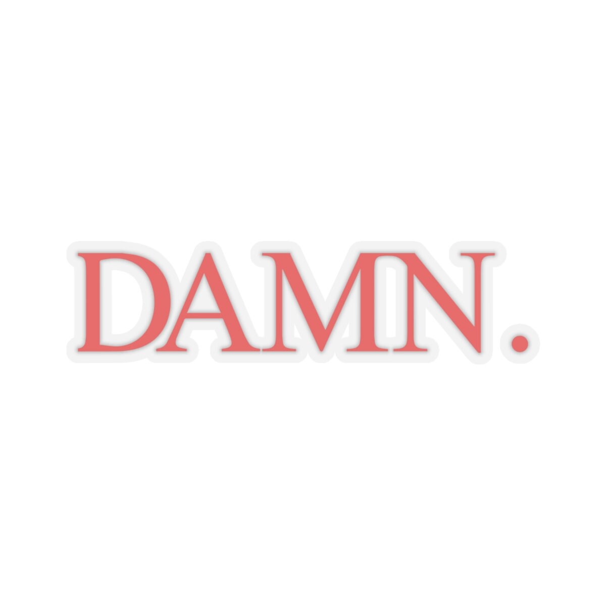 Kendrick Lamar DAMN. Album Kiss-cut Sticker - Etsy