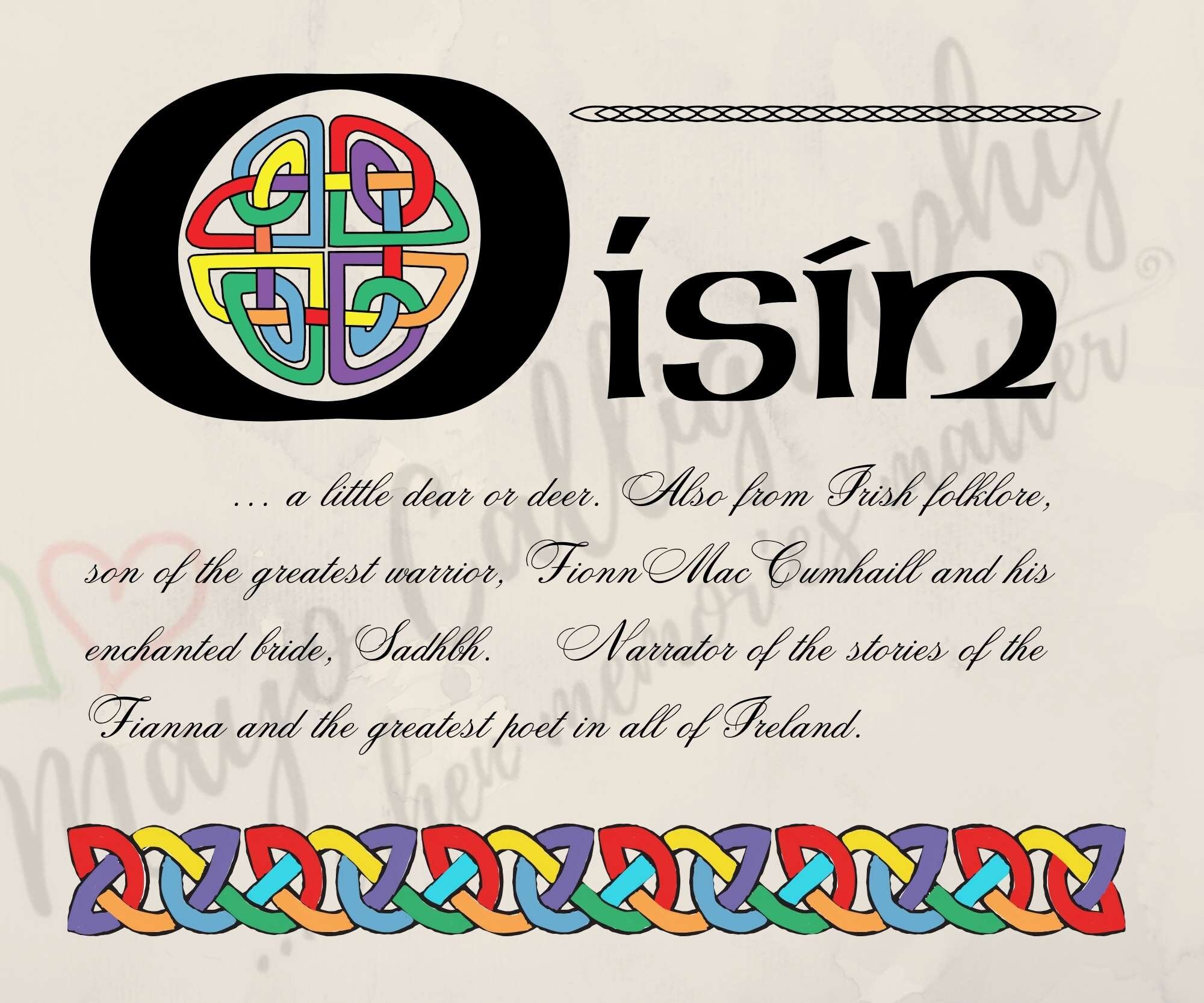 Custom Celtic Baby Name Sign - A Unique Nursery Wall Decor - Etsy