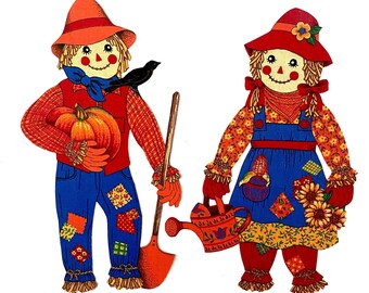 Mr Mrs Scarecrow - Etsy