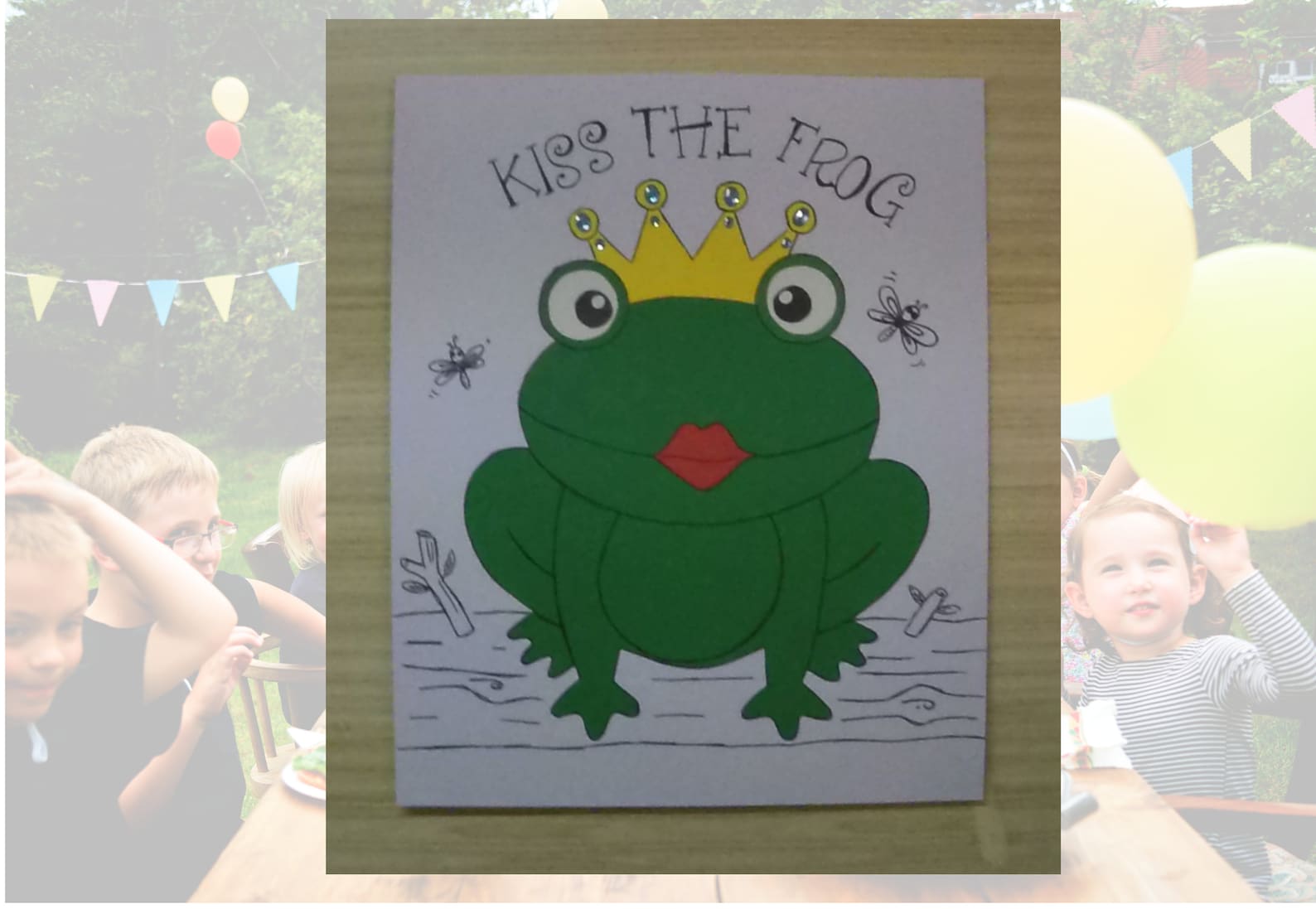 Princess Party Game, Kiss the Frog Game. Fairytale or Enchanted Forest ...