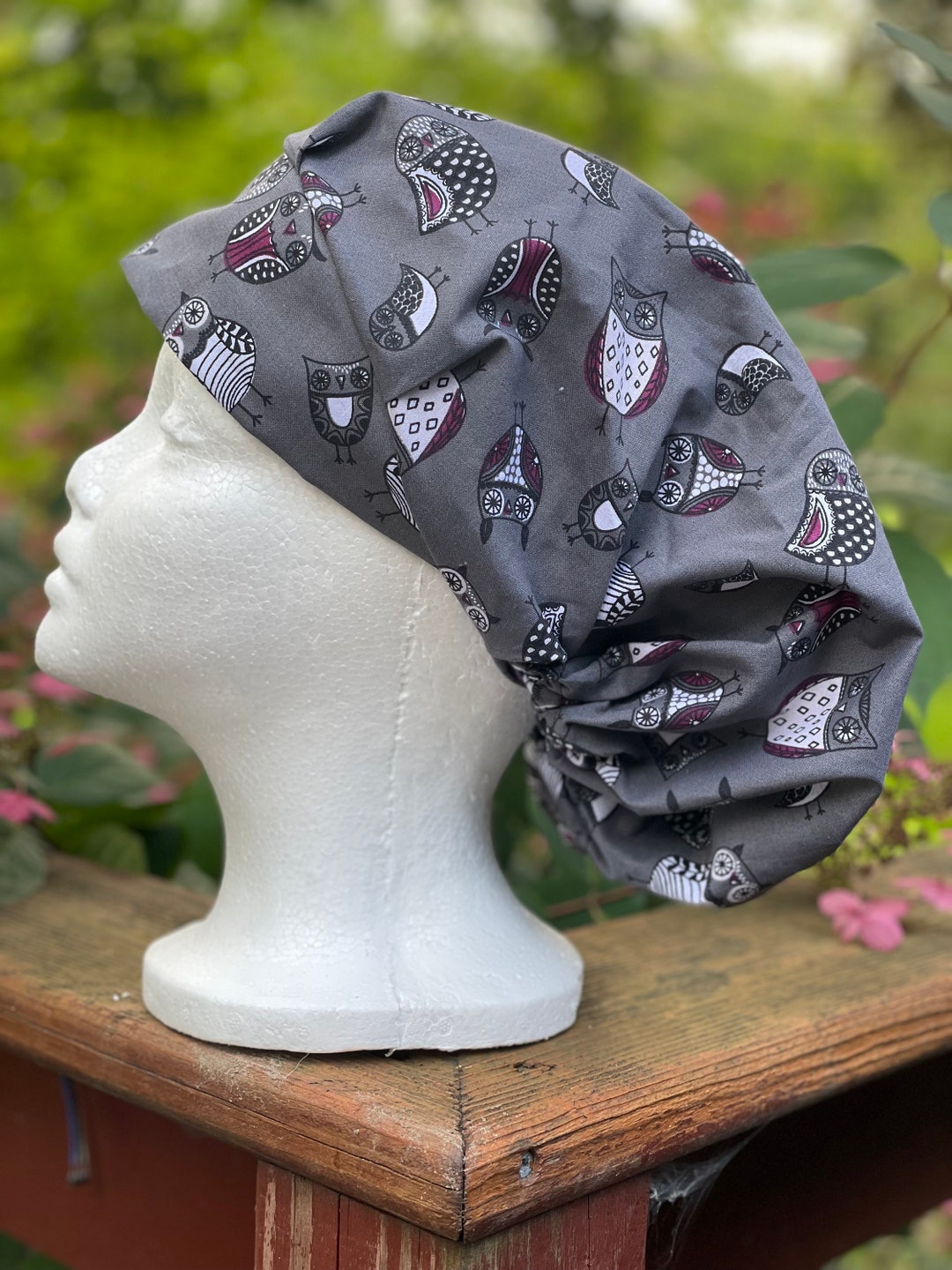 Adult Sized Bouffant/pony Tail Scrub Caps, These Hold a Ton of Hair ...