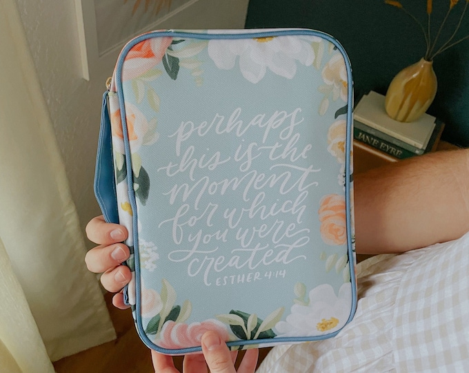 Isabella Theme Bible Case, Bible Cover, Hand-painted Bible Cover Design ...