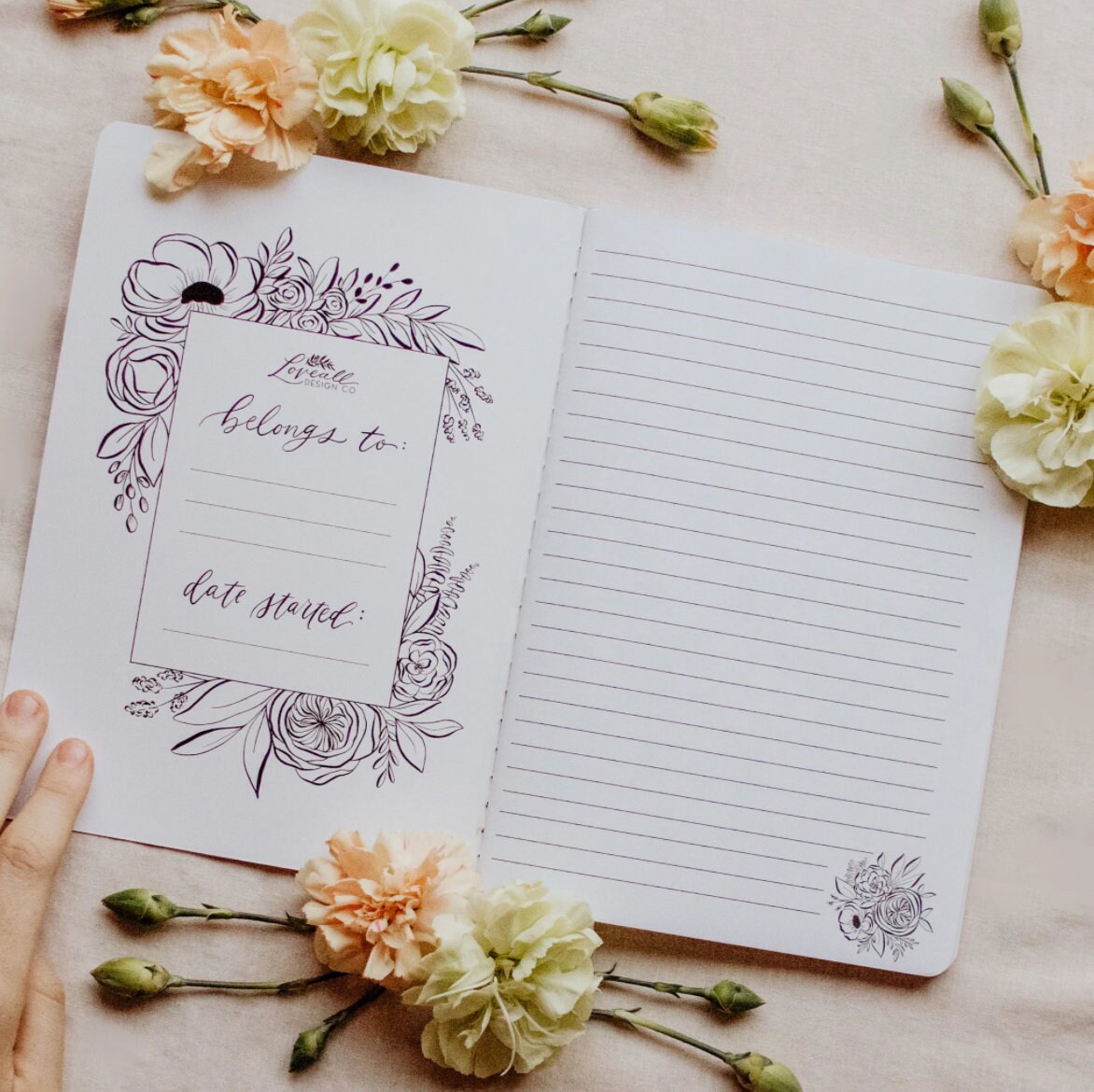 God Is Within Her Notebook Psalm 46:5Floral Wreath | Etsy