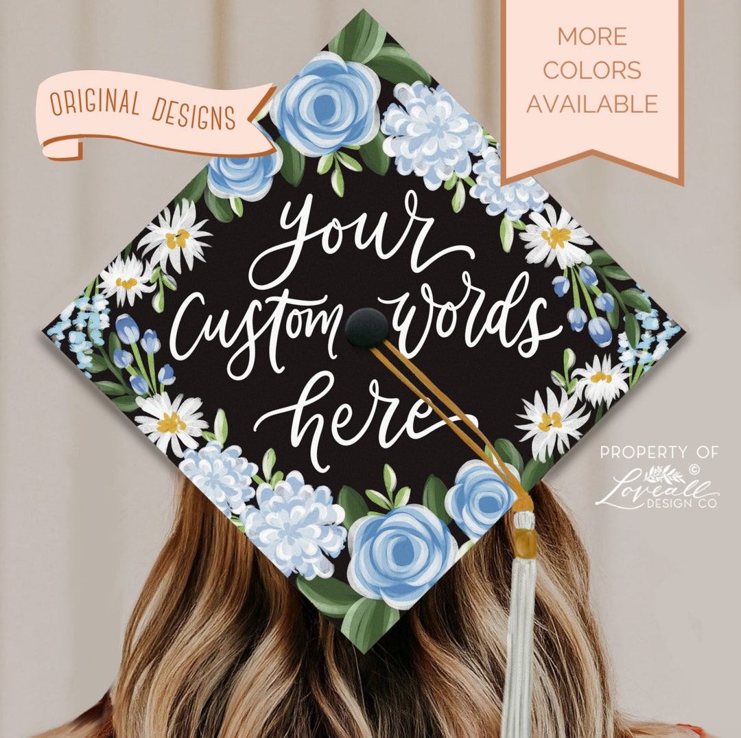 Custom Cassandra Theme Graduation Cap Topper, Graduation Cap Custom ...