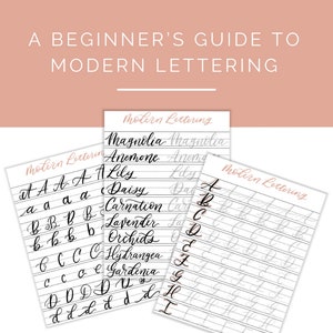Beginner's Guide to Modern Lettering, Lettering Practice, iPad ...