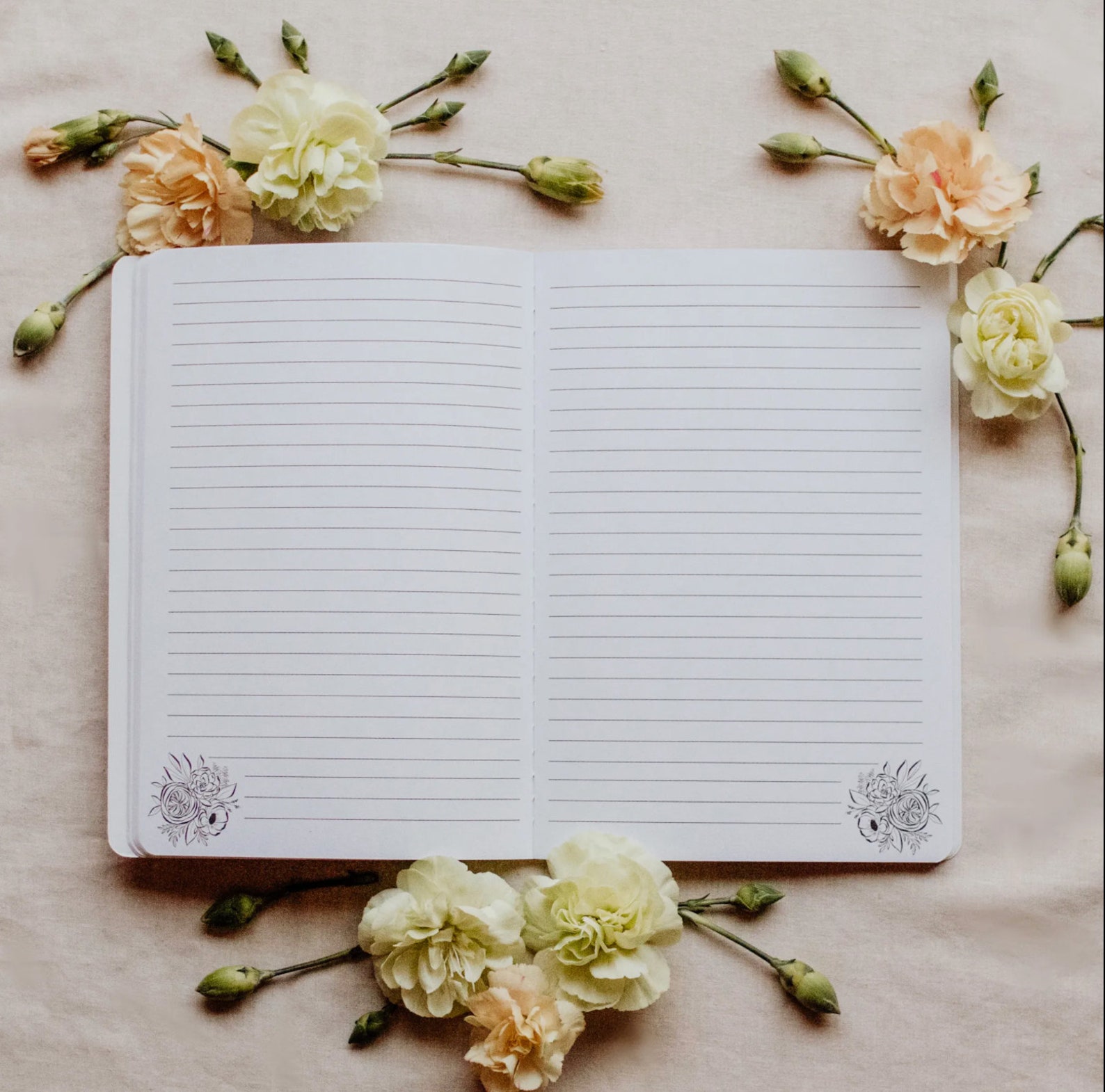 Christian Notebook Collection, Floral Wreath, Notebook, Journal, Notes ...