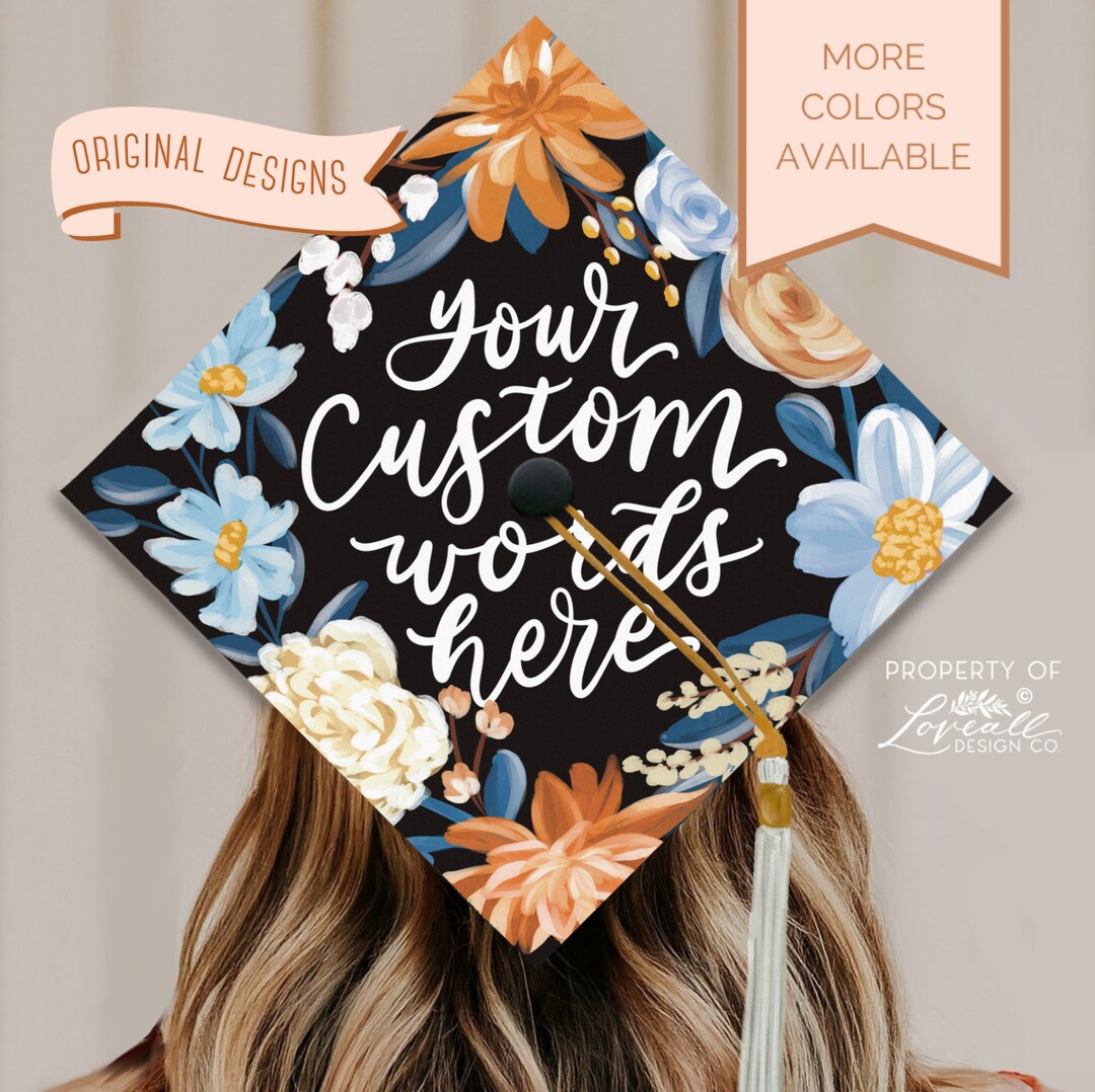 Custom Aleah Theme Graduation Cap Topper, Graduation Cap Custom ...