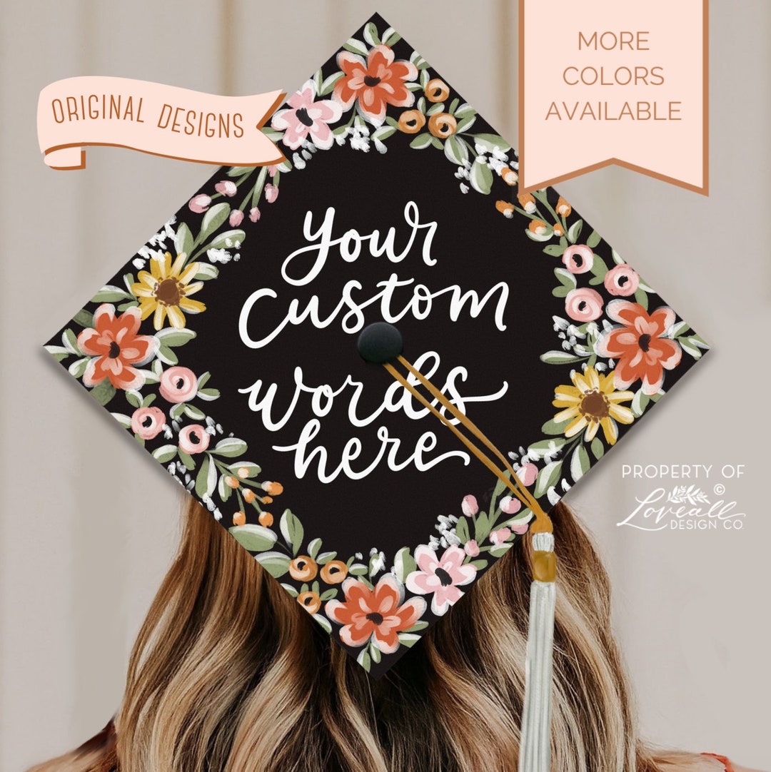 Custom Jenny Theme Graduation Cap Topper, Graduation Cap Custom ...
