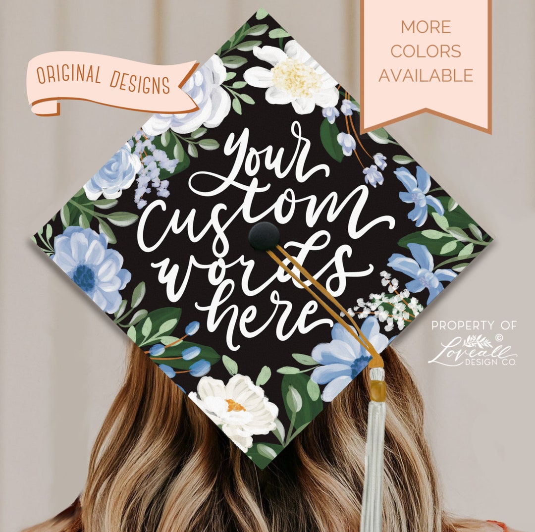 Custom Kari Theme Graduation Cap Topper, Graduation Cap Custom, Nursing ...