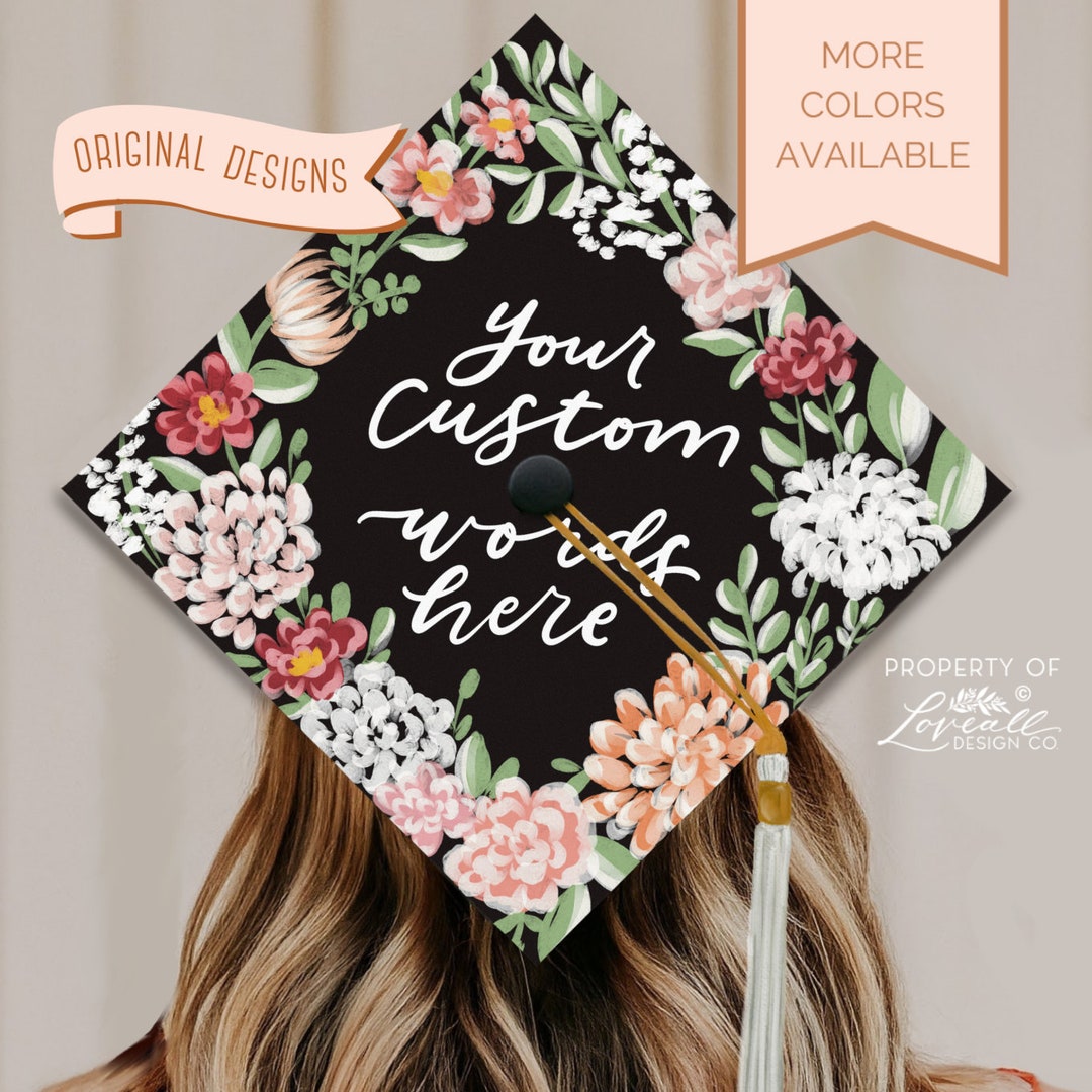 Custom Madie Theme Graduation Cap Topper, Graduation Cap Custom ...