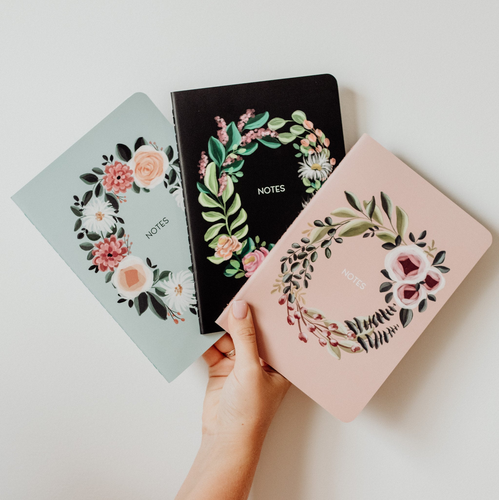 God Is Within Her Notebook Psalm 46:5Floral Wreath | Etsy