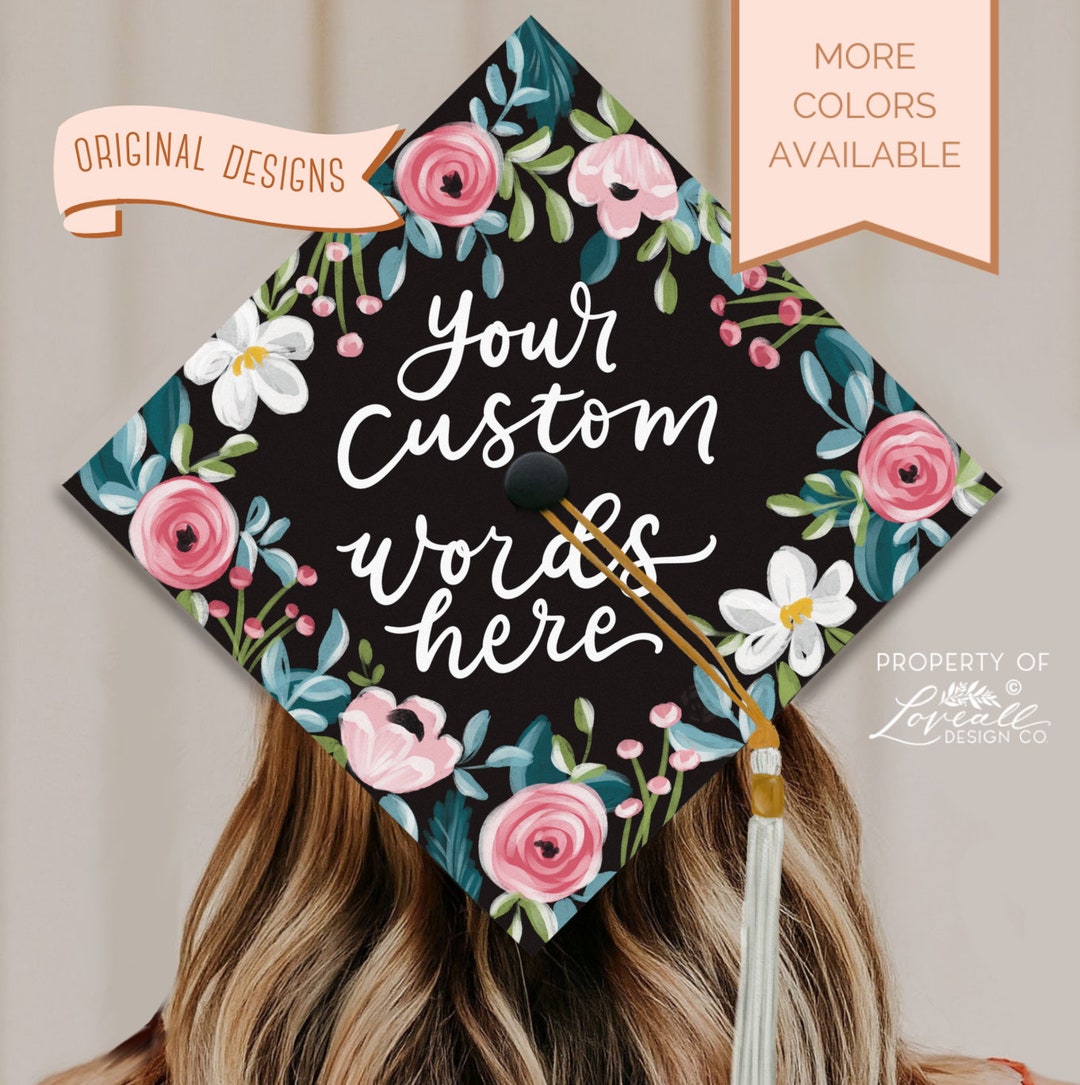 Custom Carly Theme Graduation Cap Topper, Graduation Cap Custom ...