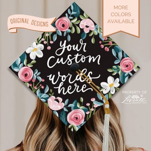 Custom Carly Theme Graduation Cap Topper, Graduation Cap Custom ...