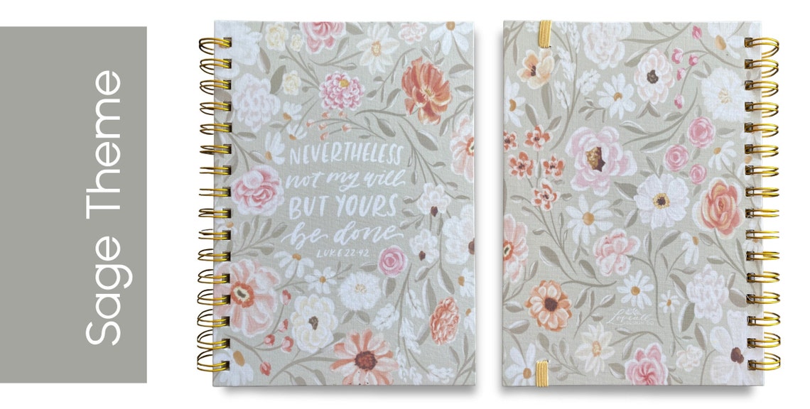 Sage Theme, Christian Journals, Hardback Journal, Notes, Note-taking ...