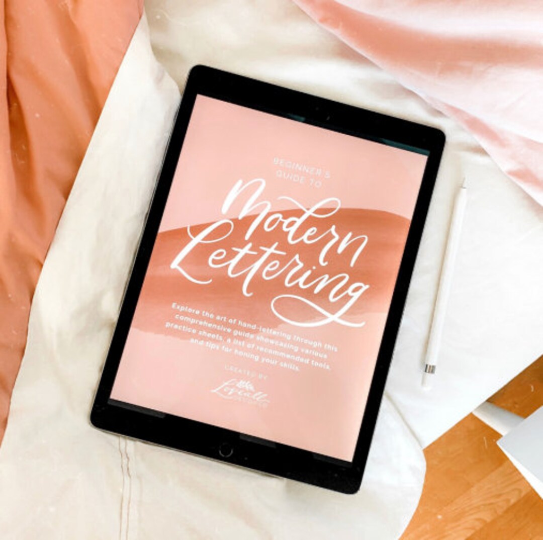 Beginner's Guide to Modern Lettering, Lettering Practice, iPad ...