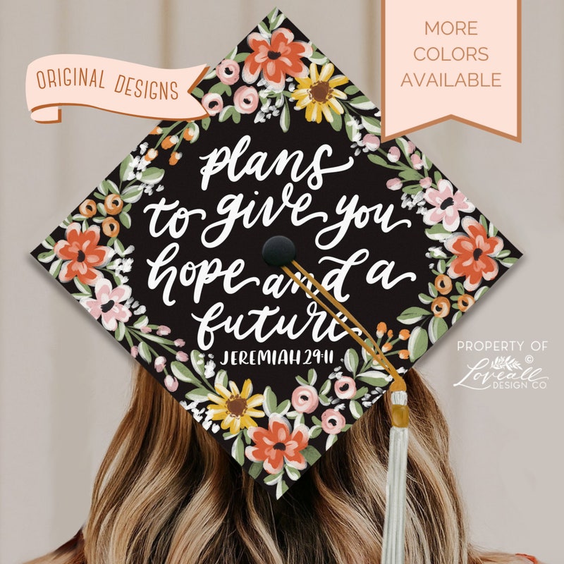 Bible Verse Grad Cap - Etsy
